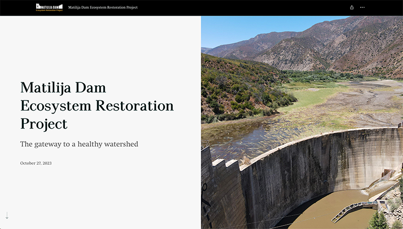 About – Matilija Dam Restoration Project